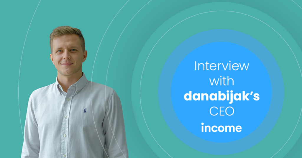 Interview with danabijak's CEO Markus Prommik | Income marketplace